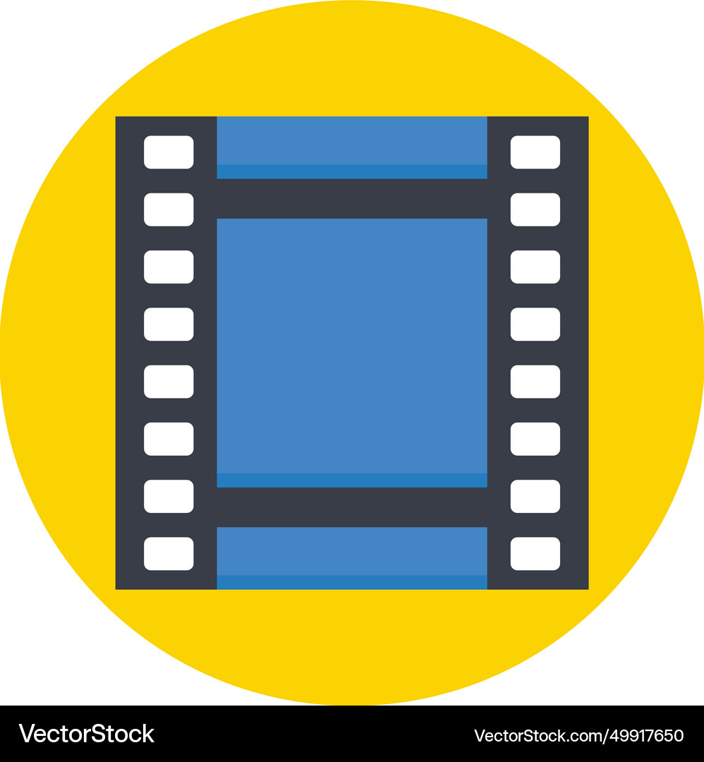 Film strip icon Royalty Free Vector Image - VectorStock