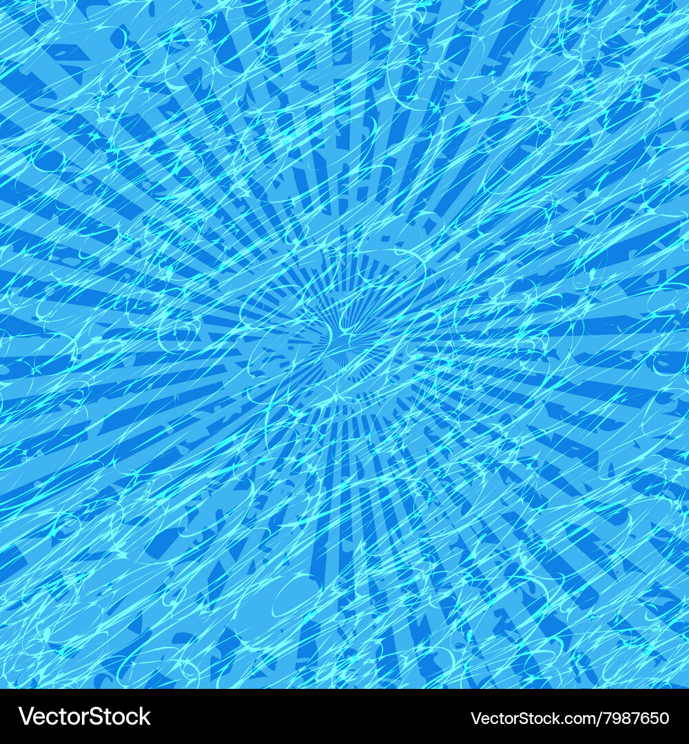 Old round retro vintage label on sunrays Vector Image