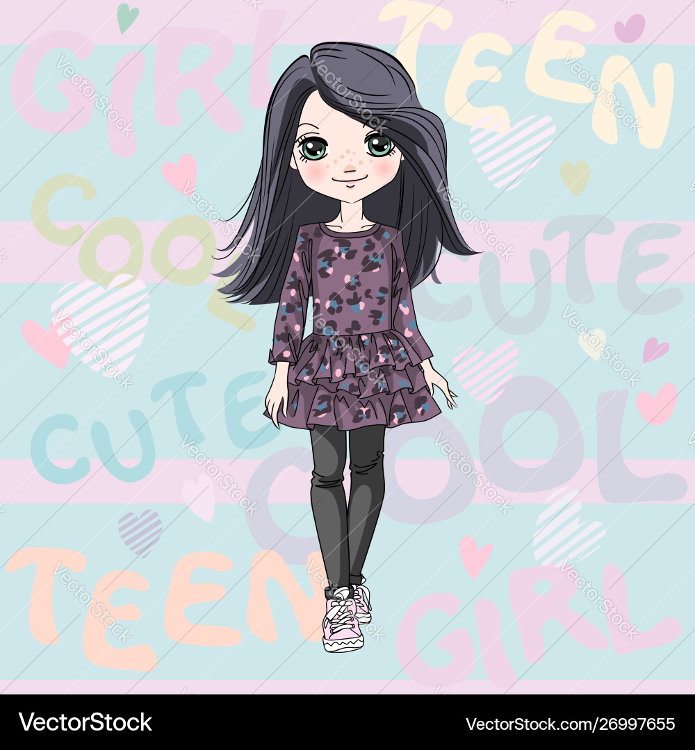 Baby girl Royalty Free Vector Image - VectorStock