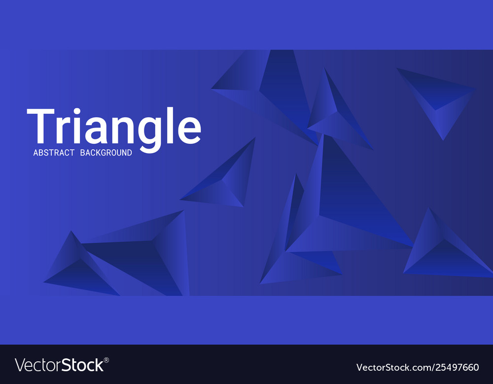 Abstract composition triangle Royalty Free Vector Image