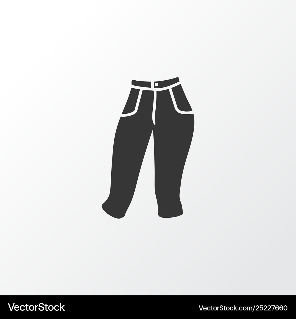 Capris icon symbol premium quality isolated Vector Image