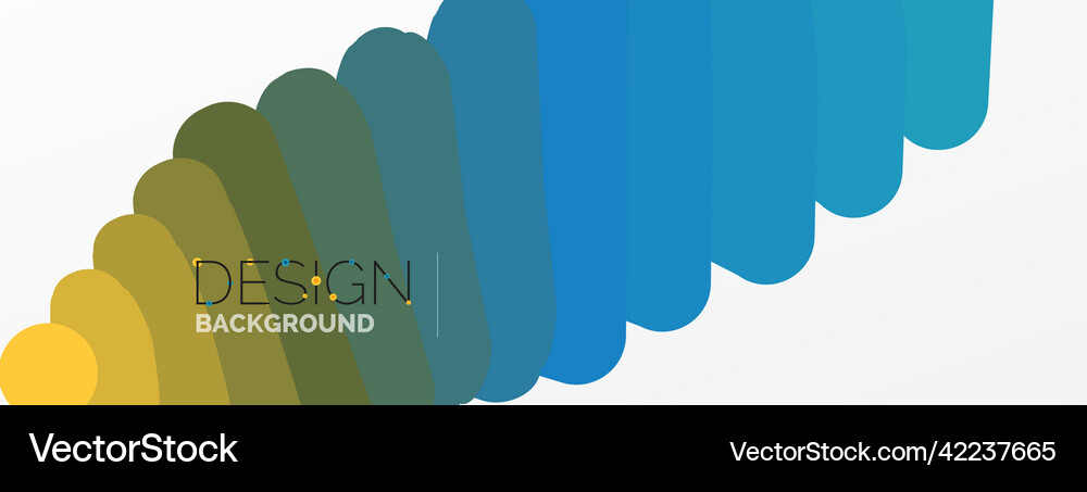 Background colorful shapes template wallpaper Vector Image