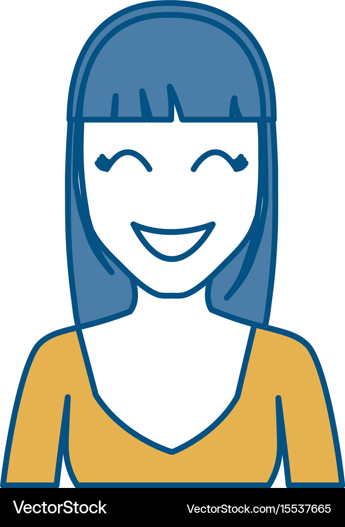 Cartoon woman icon Royalty Free Vector Image - VectorStock