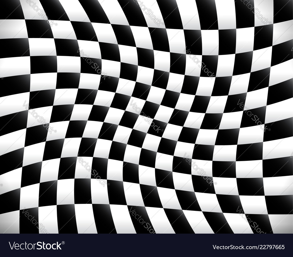 Checkered surface with rotating effect Royalty Free Vector