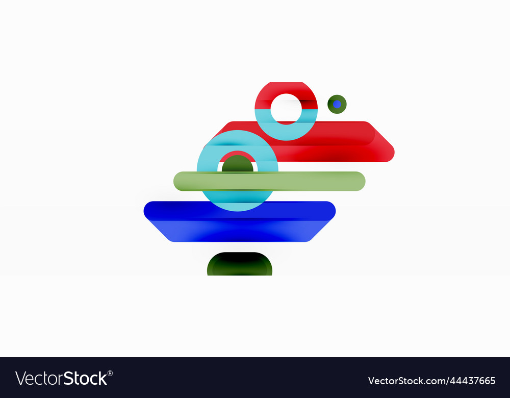 Creative geometric wallpaper minimal lines Vector Image