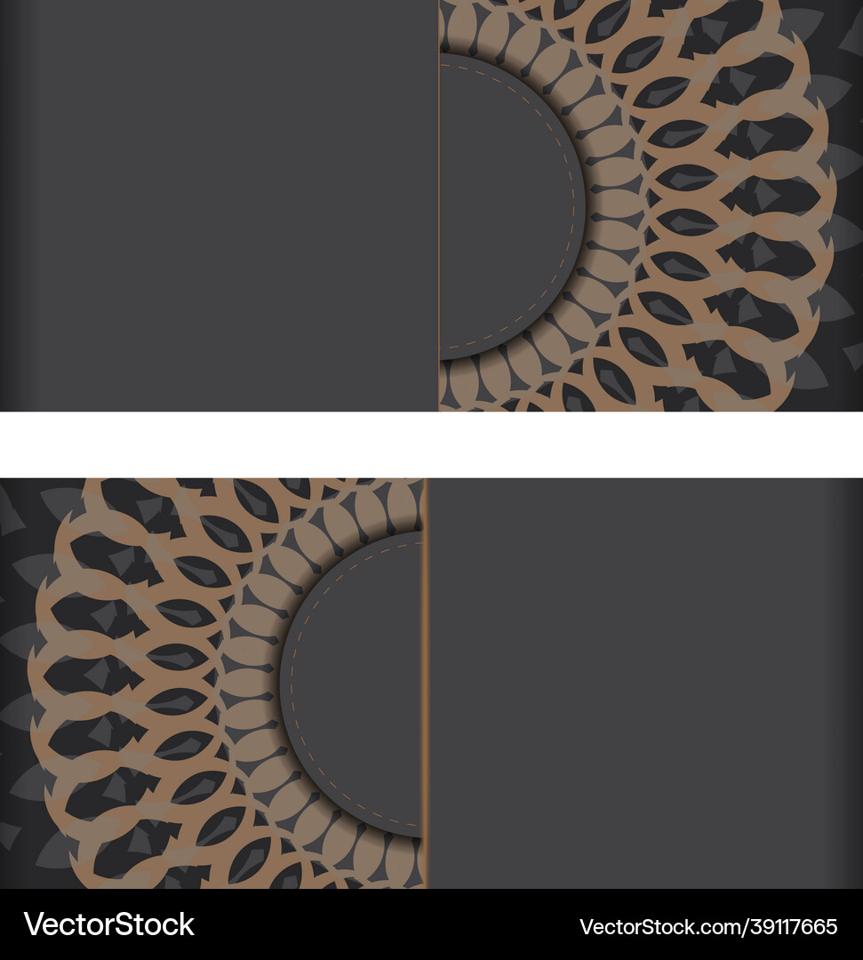 Invitation card template with place for your text Vector Image