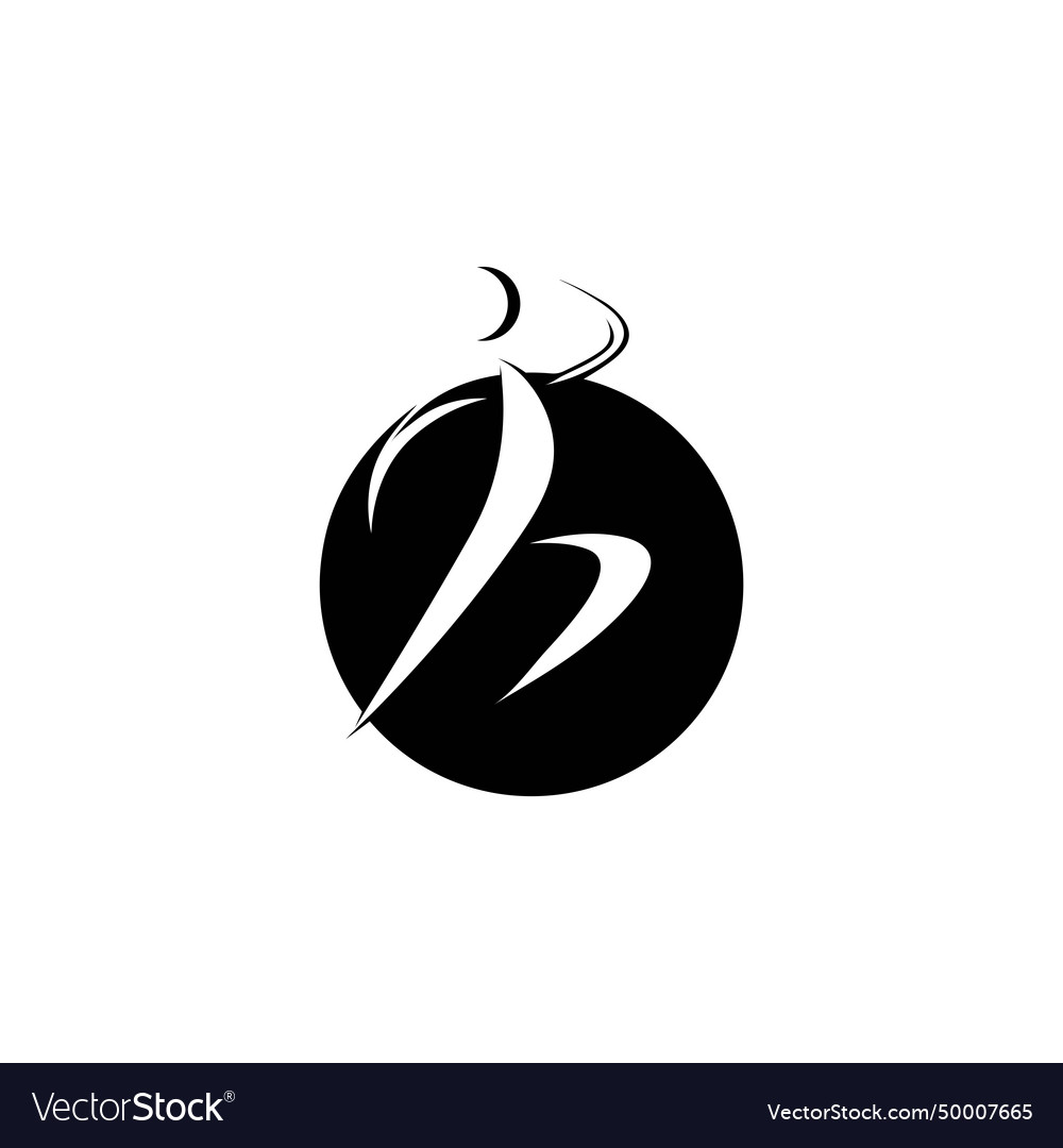 Run icon logo template Royalty Free Vector Image