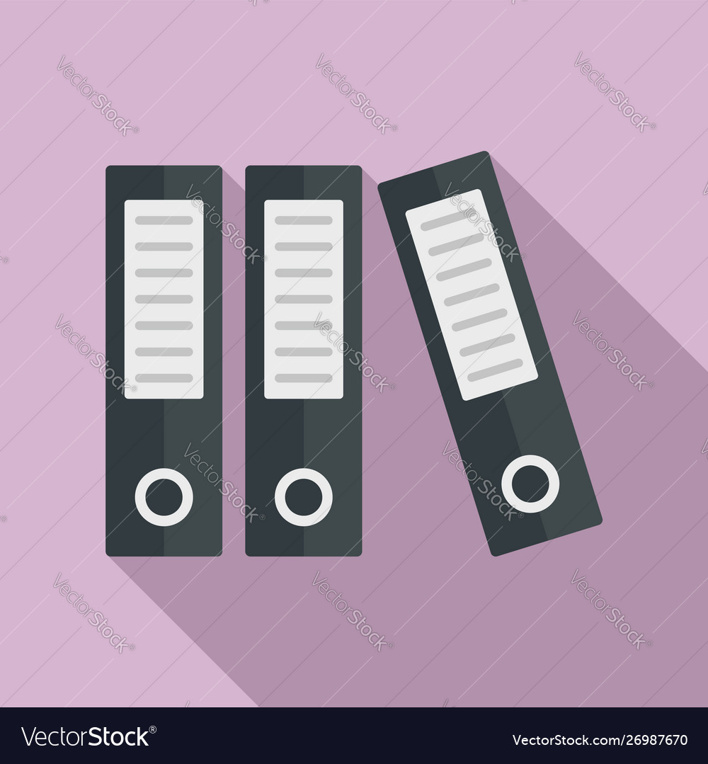 Archive folder icon flat style Royalty Free Vector Image Archive folder icon flat style Royalty Free Vector Image
