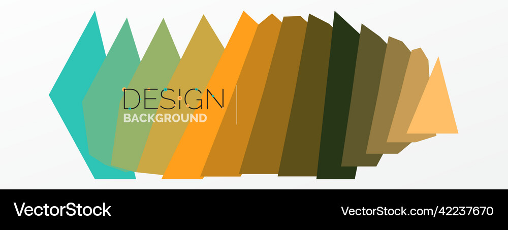 Background colorful shapes template wallpaper Vector Image