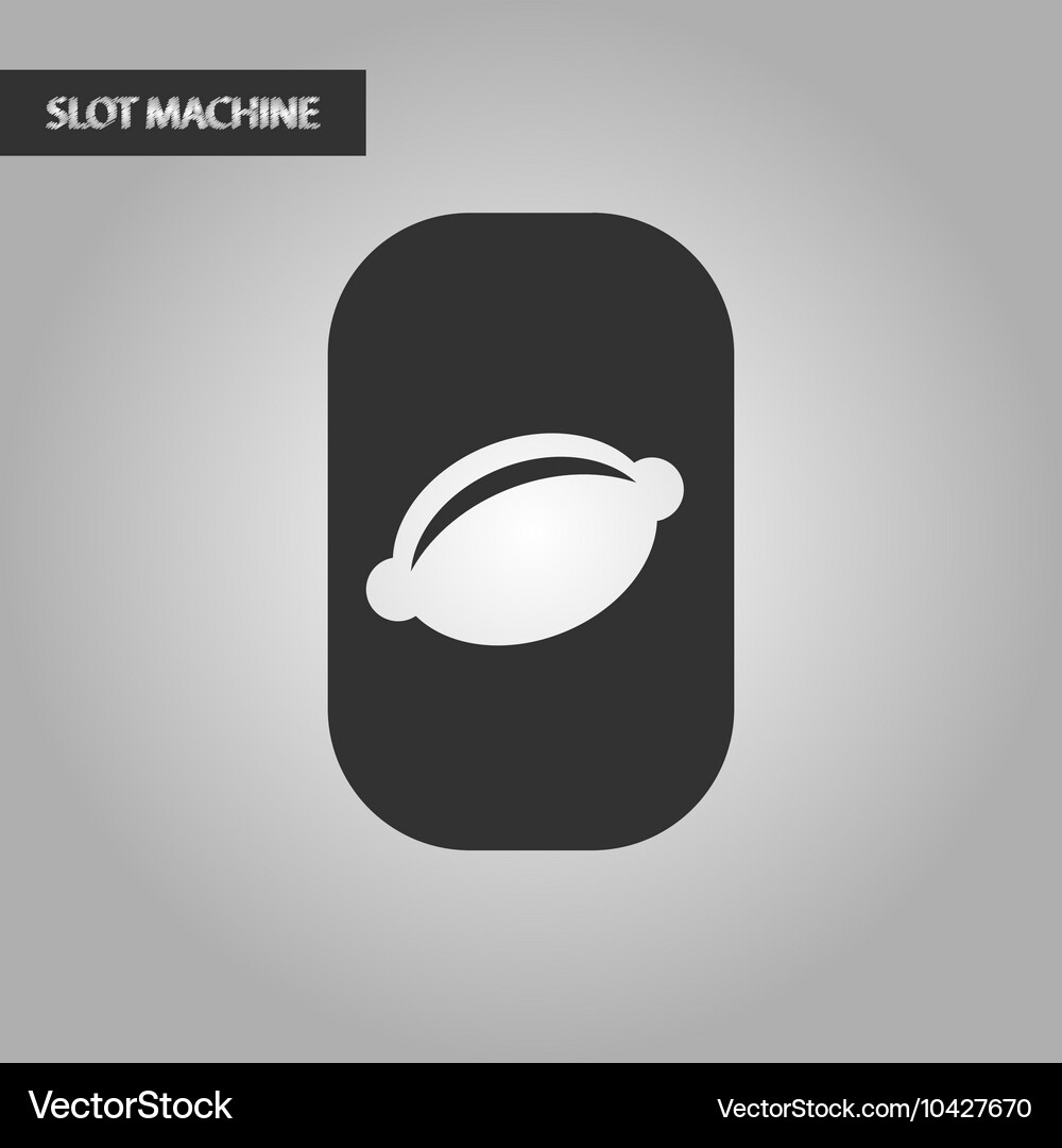 Black and white style lemon symbol Royalty Free Vector Image