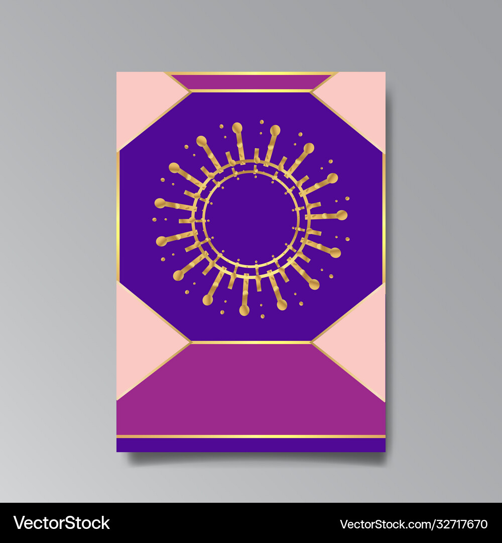 Chaos abstract geometric covers design cool Vector Image