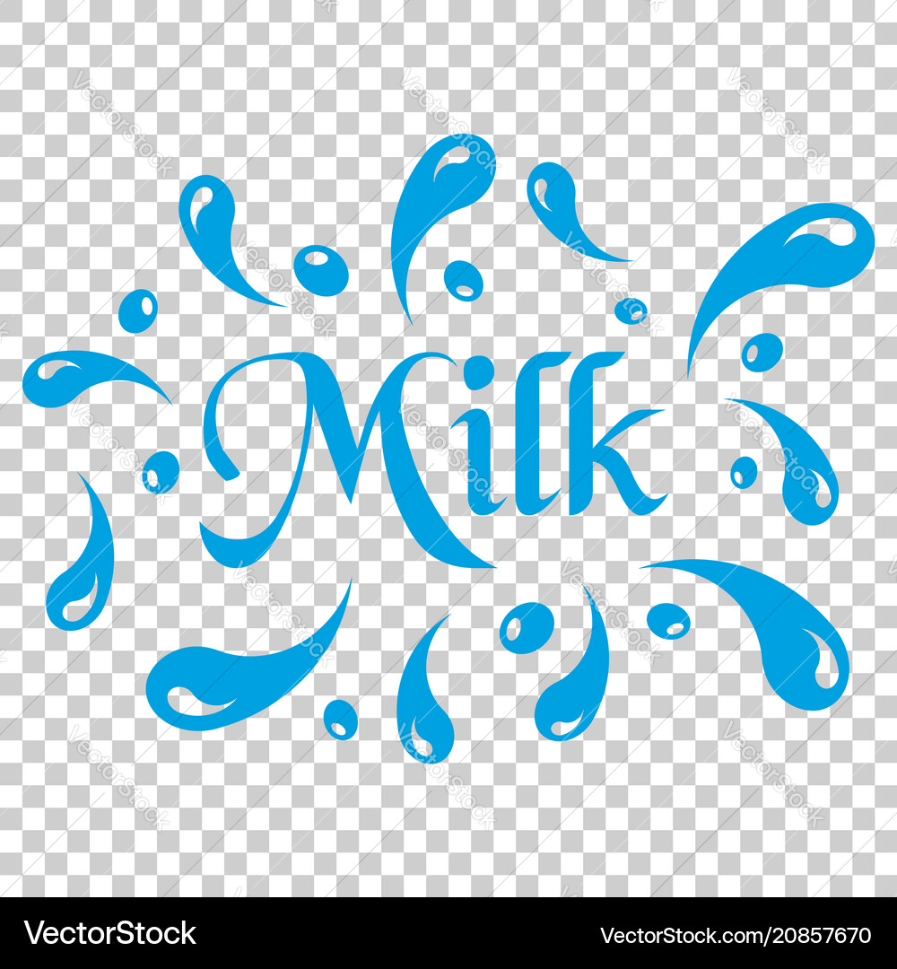 Milk splash spray icon in flat style drink Vector Image