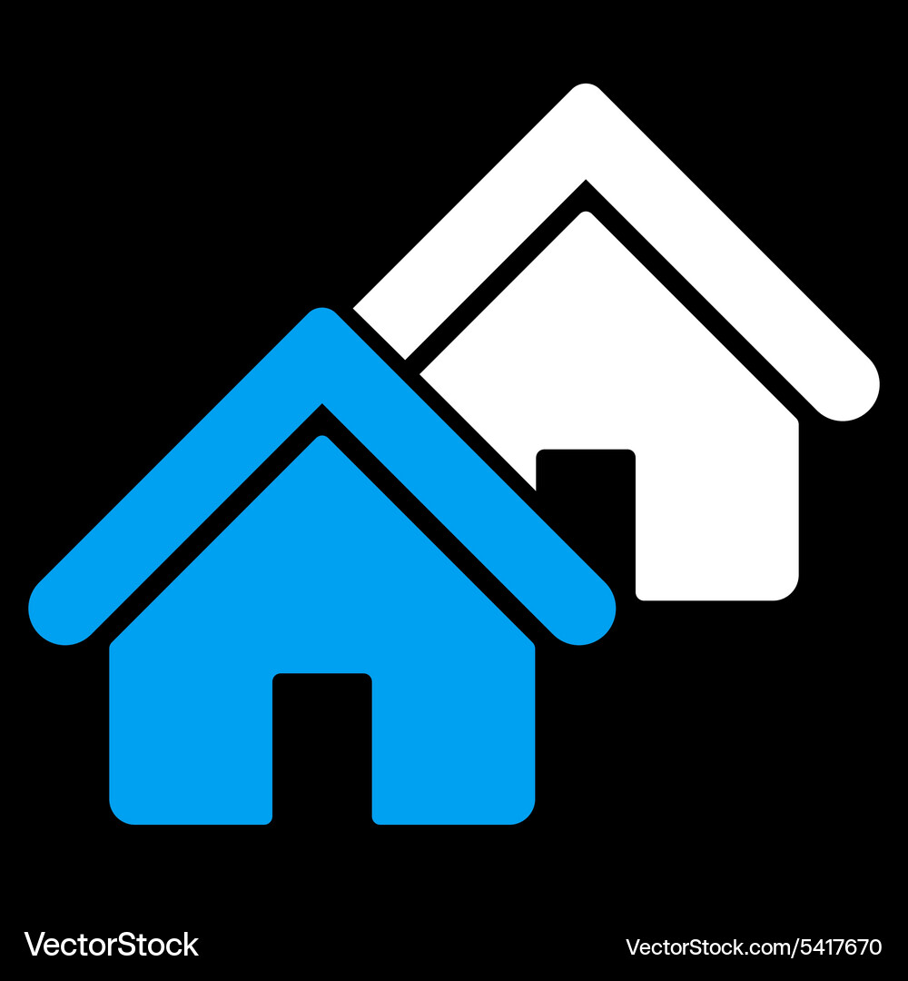 Realty icon from business bicolor set Royalty Free Vector