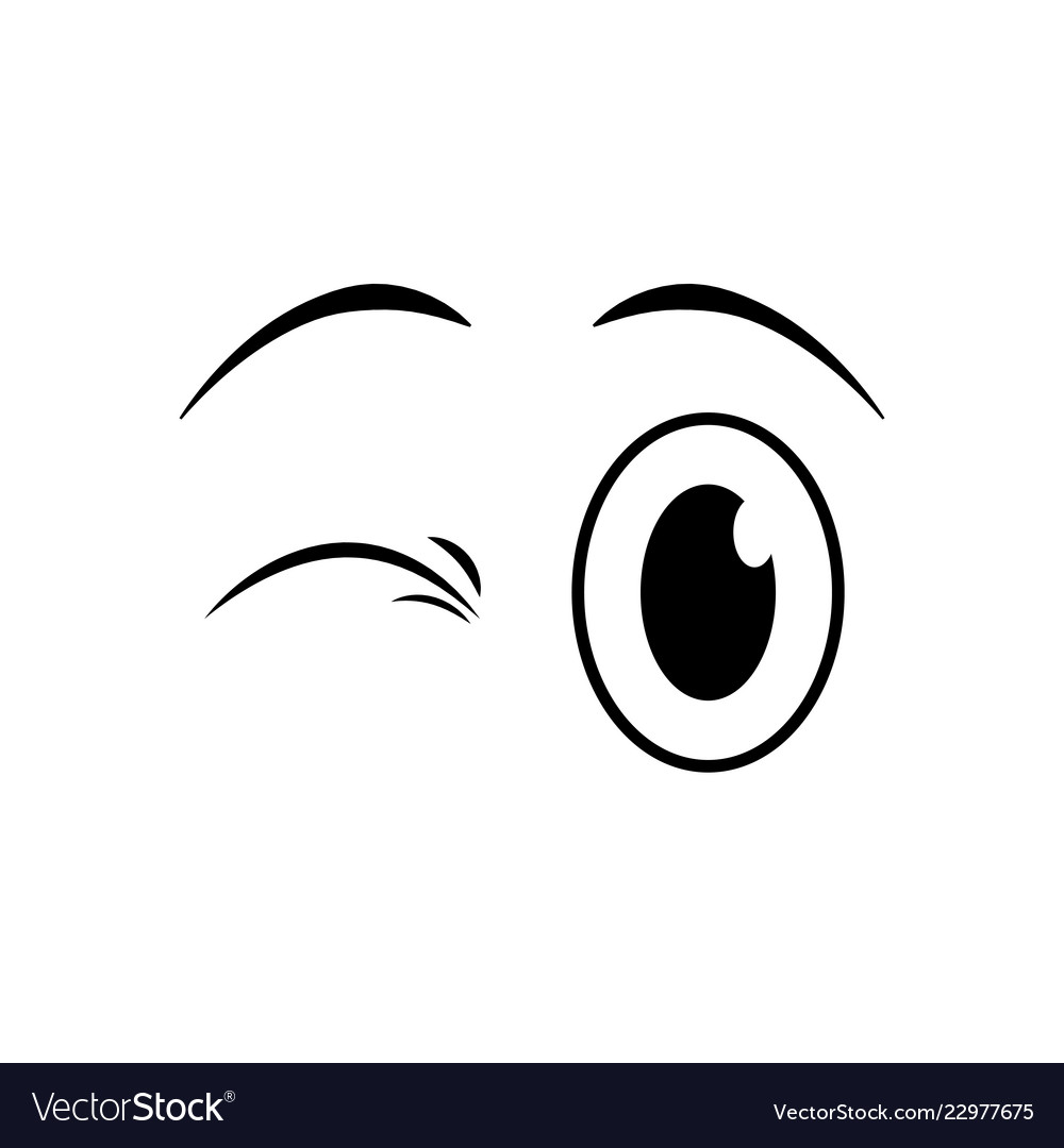 Abstract eye expression Royalty Free Vector Image