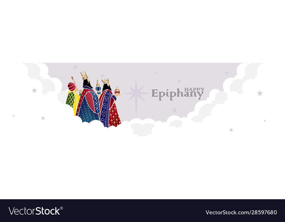 Epiphany is a christian festival Royalty Free Vector Image