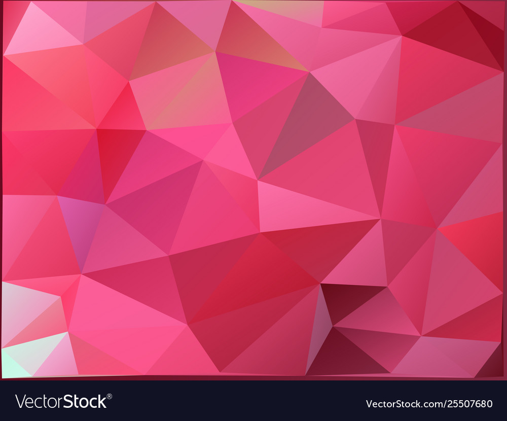 Pink polygonal which consist triangles Royalty Free Vector