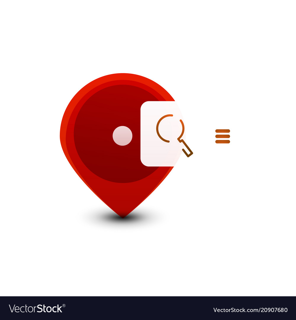 Search magnifier web button magnify icon modern Vector Image