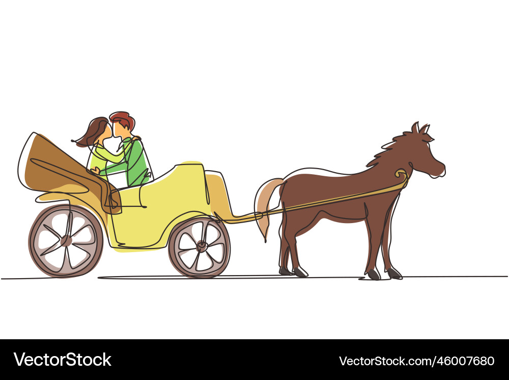 Horse And Carriage Drawing