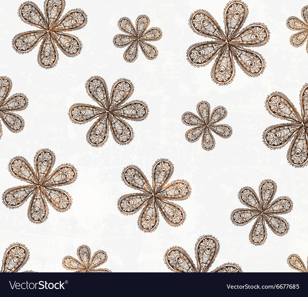 Abstract floral pattern Royalty Free Vector Image