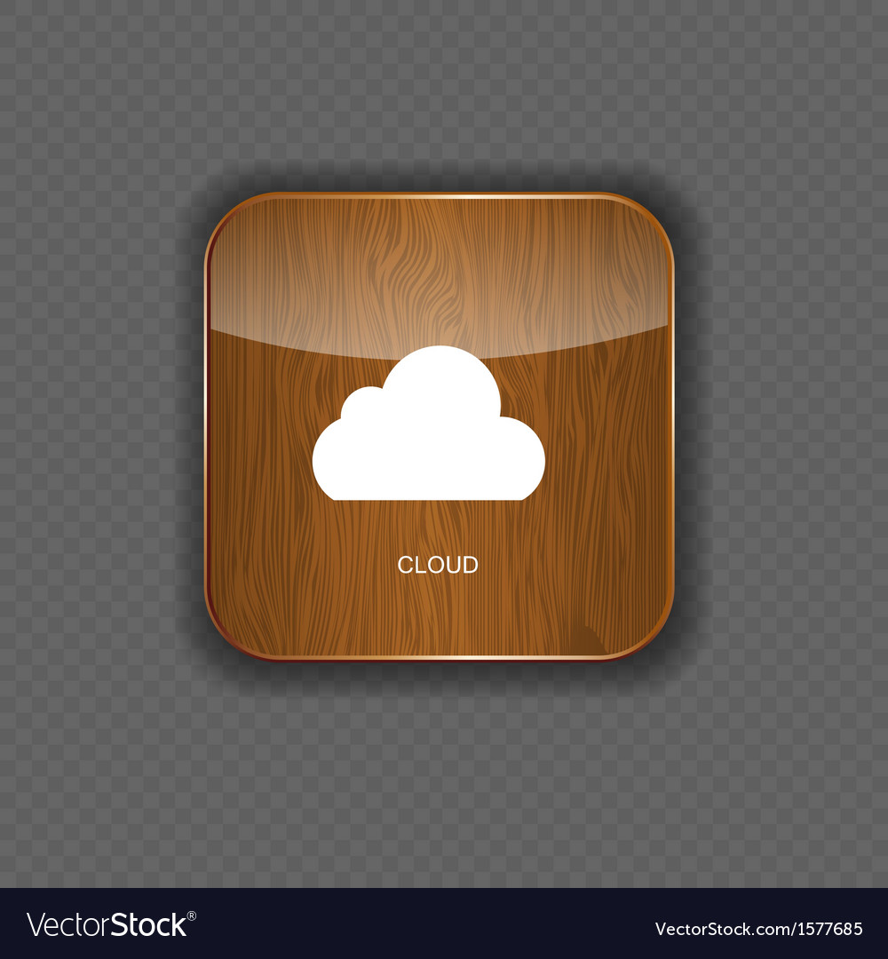 Cloud apps icon Royalty Free Vector Image - VectorStock
