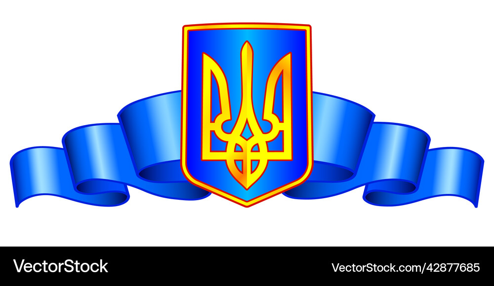 Emblem of ukraine Royalty Free Vector Image - VectorStock