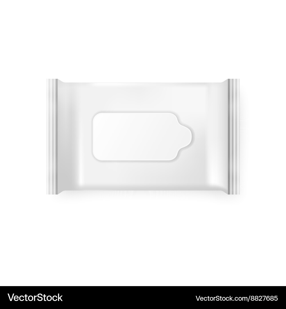 Pack of wet wipes Royalty Free Vector Image - VectorStock