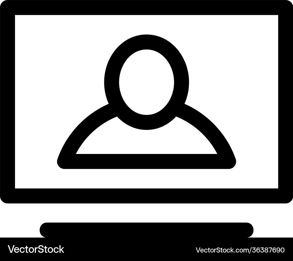 Admin icon or logo isolated sign symbol Royalty Free Vector
