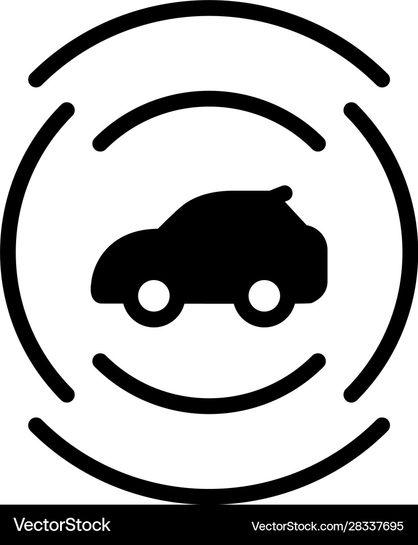 Car sensor Royalty Free Vector Image - VectorStock