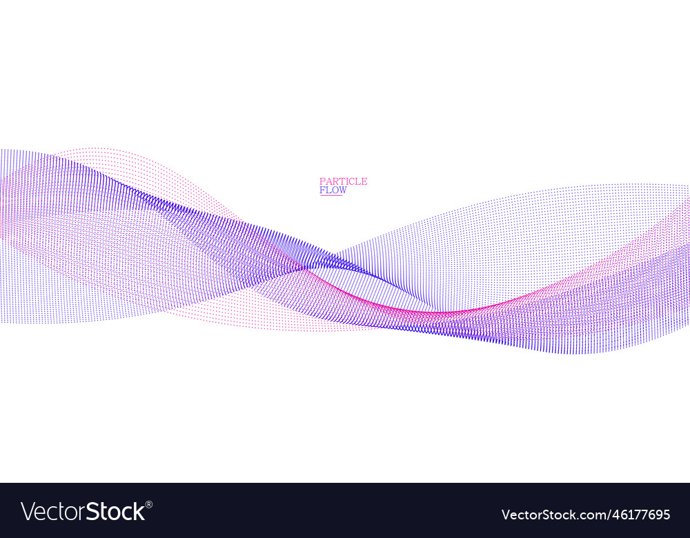 Smooth abstract background with arrays of flowing Vector Image