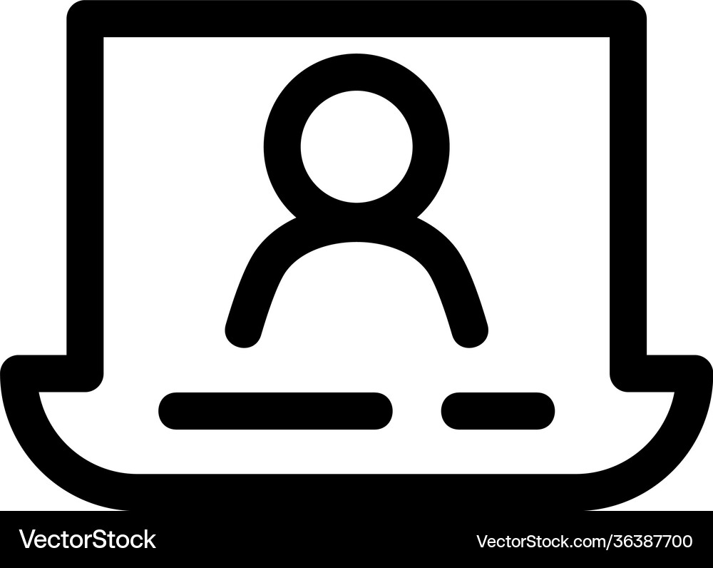 Admin icon or logo isolated sign symbol Royalty Free Vector