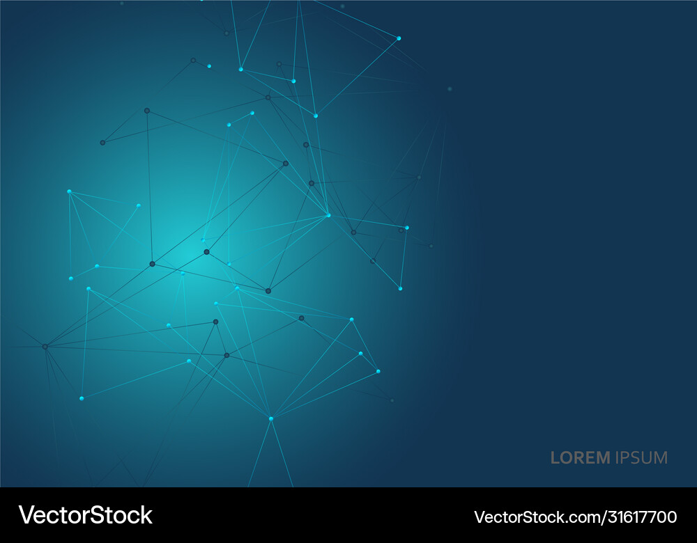 Cover template for science and technology Vector Image