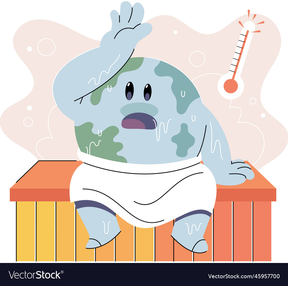 Global warming climate changes concept Royalty Free Vector