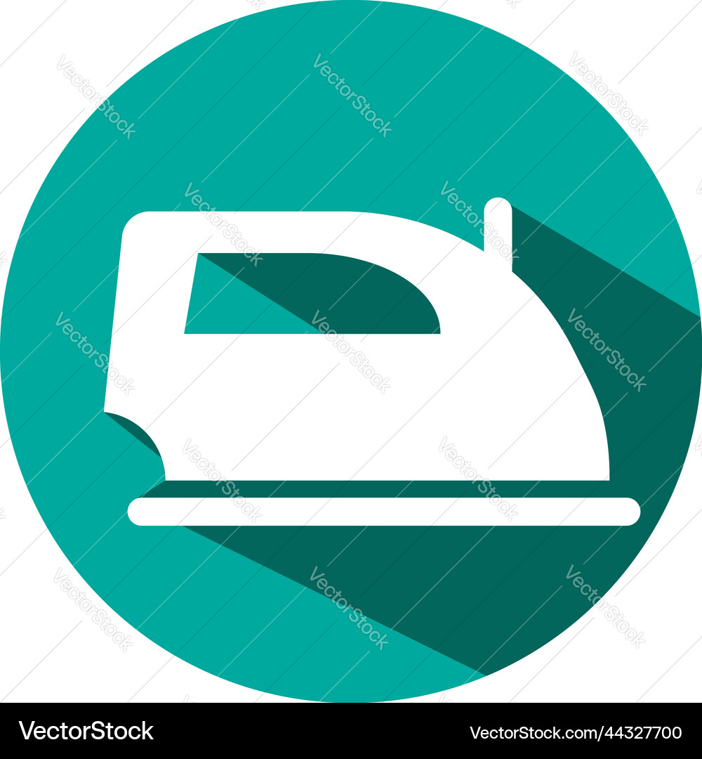 Hotel clothing iron on a white background Vector Image