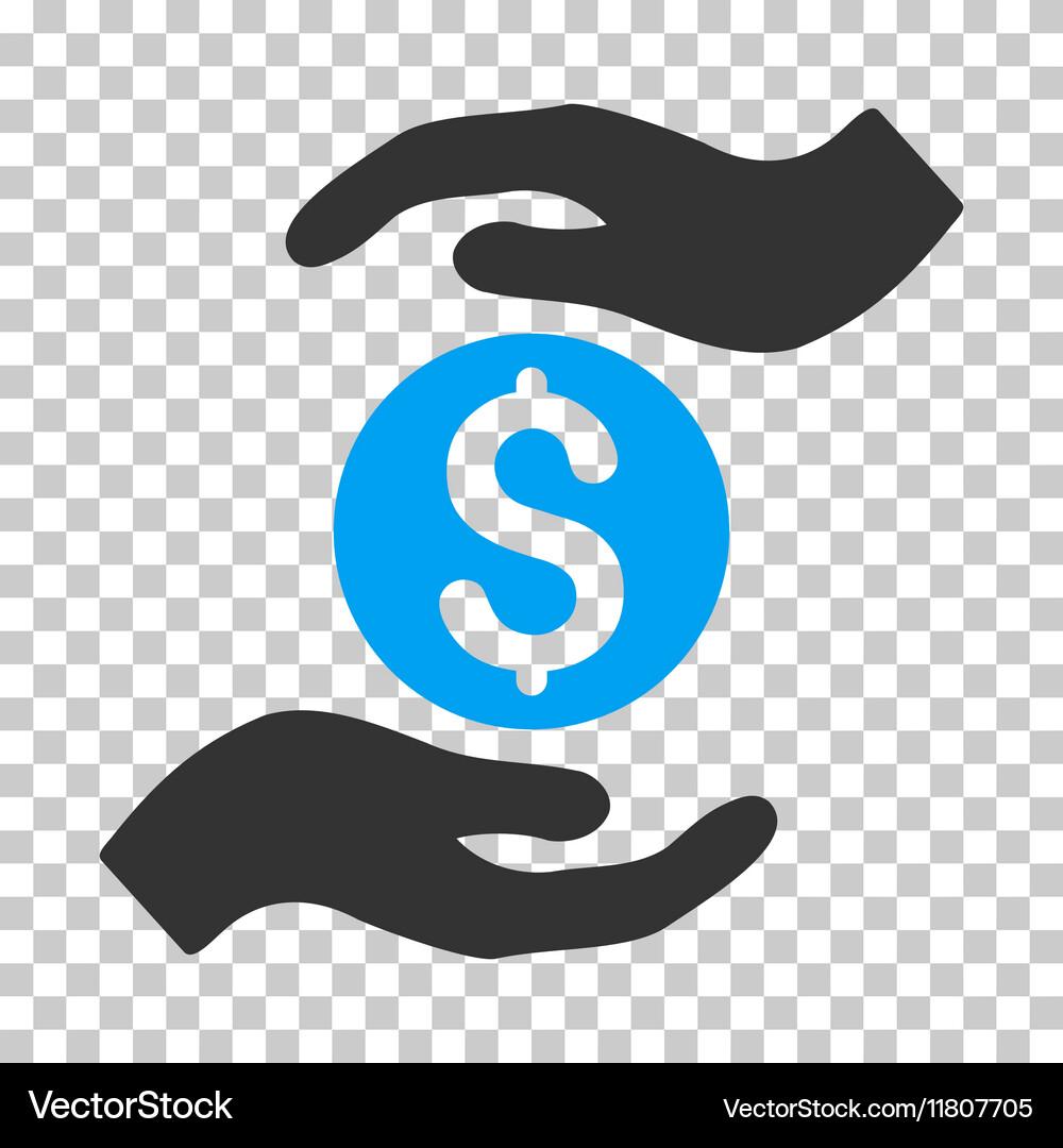 Business Insurance Hands Icon Royalty Free Vector Image