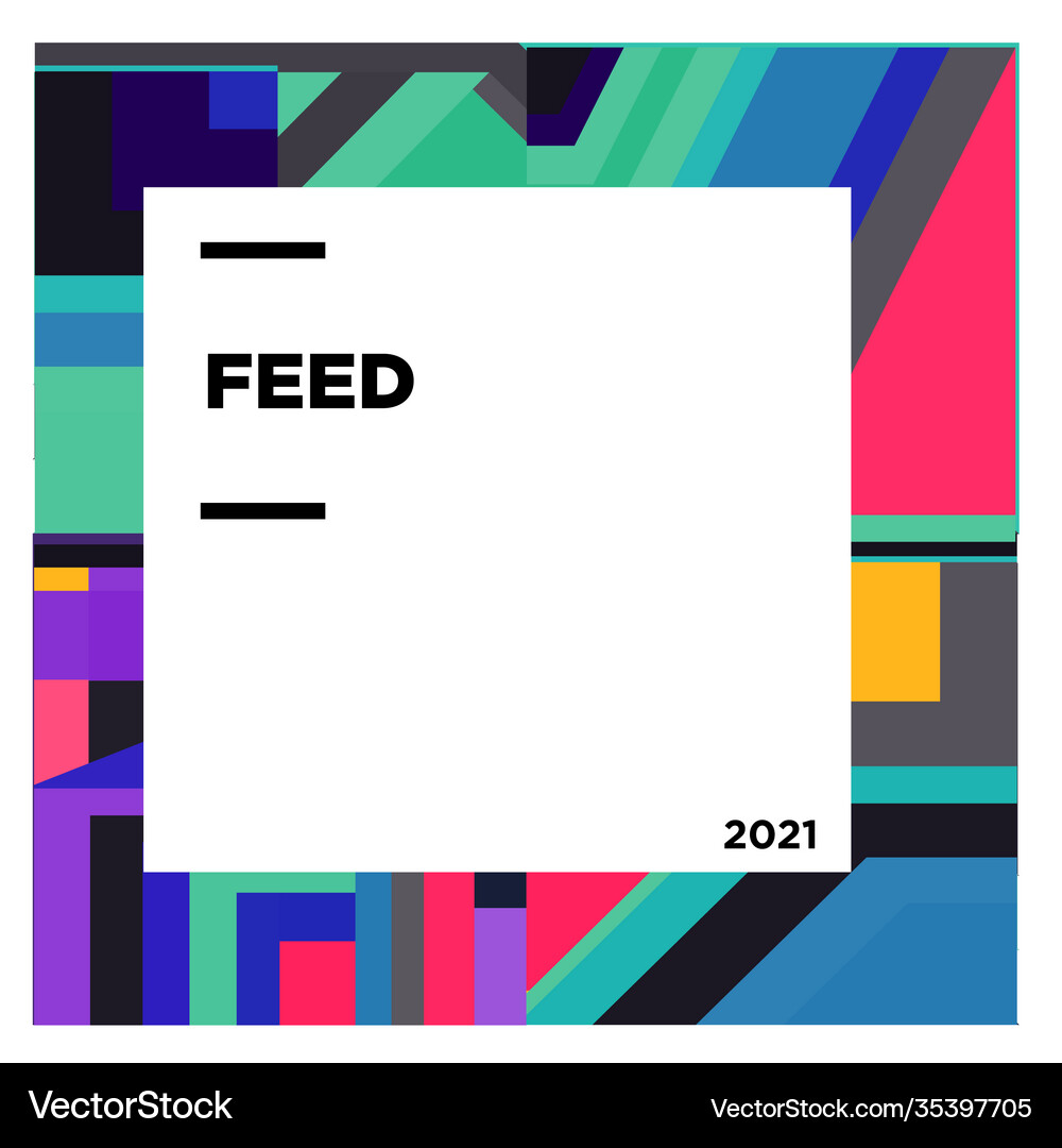 Geometric colorful pattern for poster and banner Vector Image