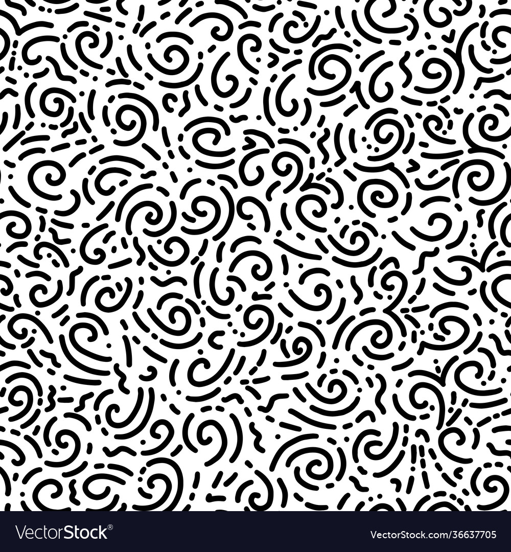 Seamless pattern simple shapes Royalty Free Vector Image