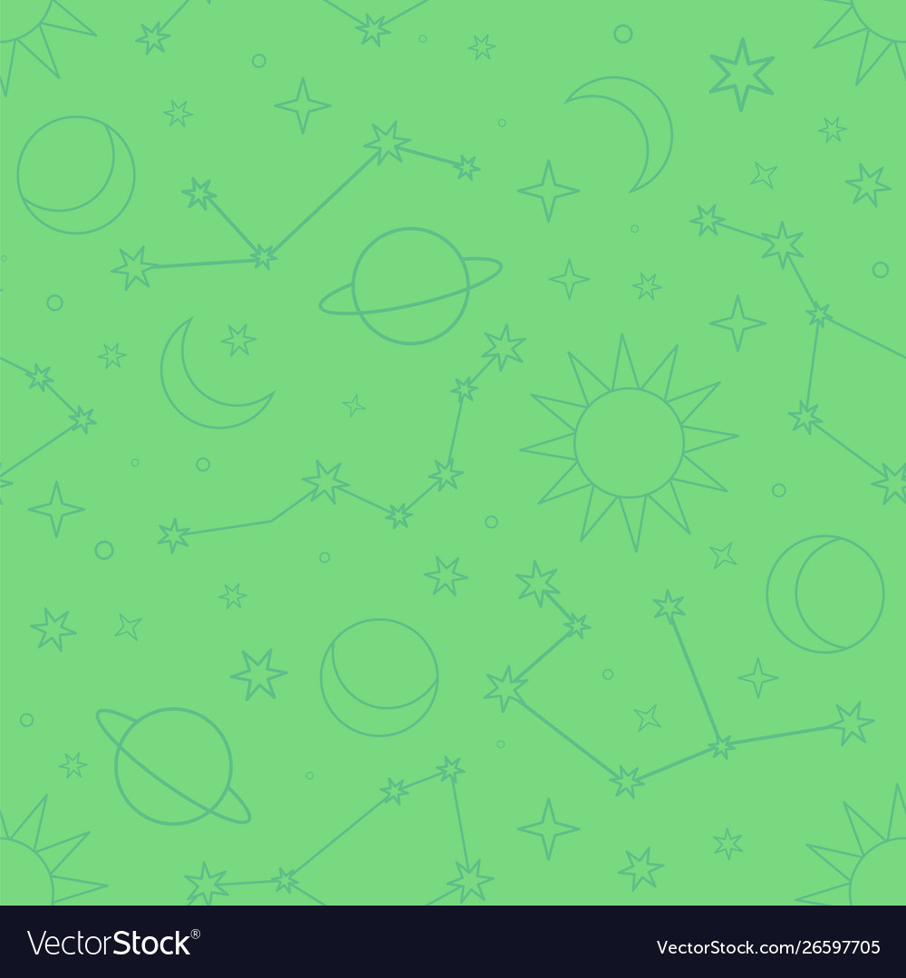 Space pattern seamless design graphic Royalty Free Vector