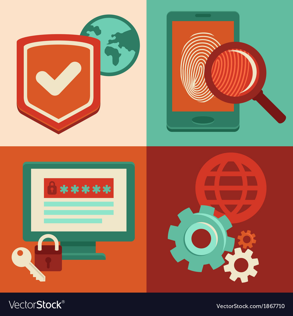Internet security Royalty Free Vector Image - VectorStock