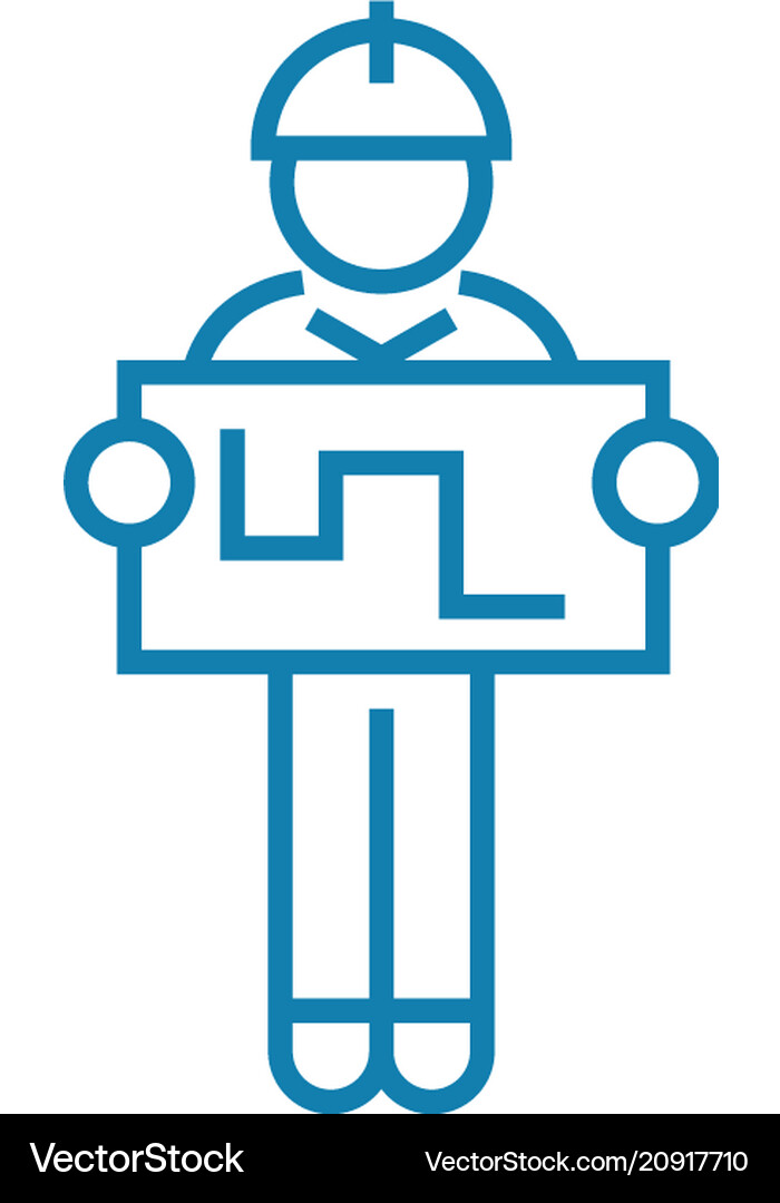 Performance report linear icon concept Royalty Free Vector