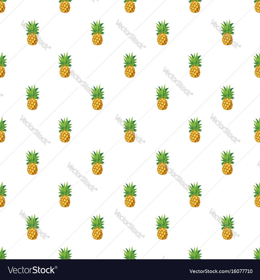 Pineapple pattern Royalty Free Vector Image - VectorStock