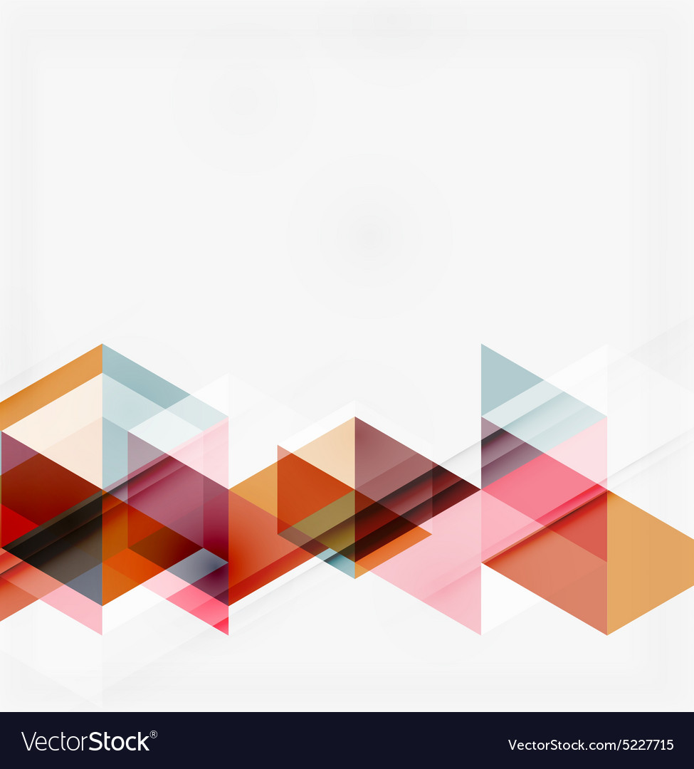 Abstract geometric background modern overlapping Vector Image