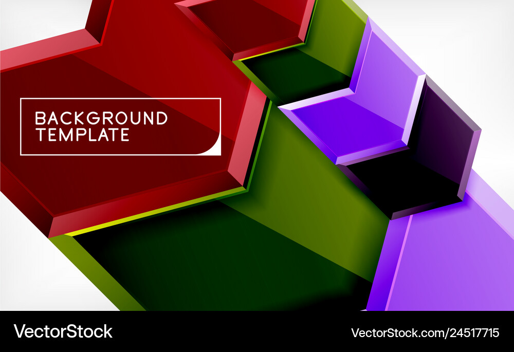 Shiny glossy arrows background clean modern Vector Image