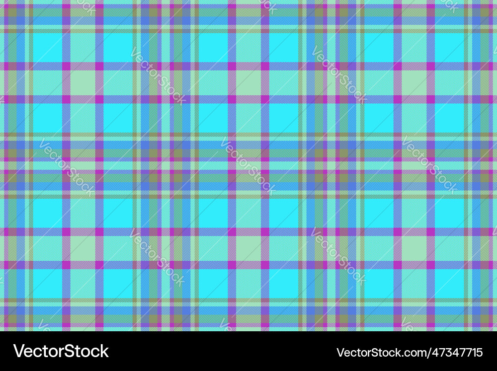 Textile tartan plaid of texture seamless pattern Vector Image