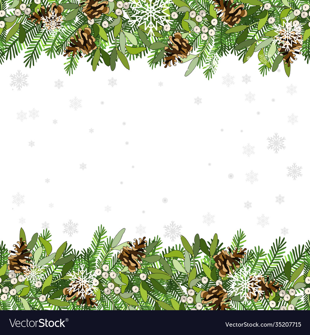 Traditional christmas seamless template Royalty Free Vector