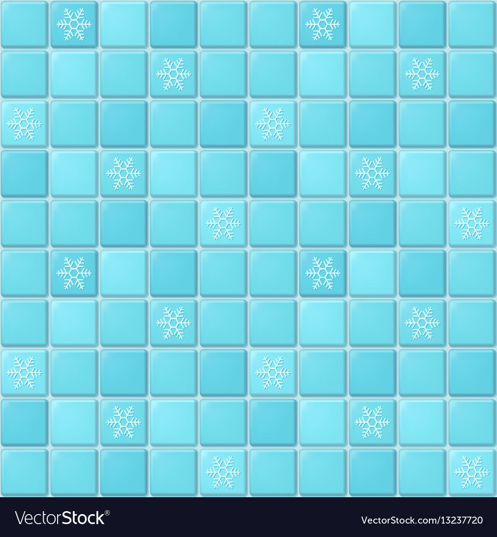 Blue tile pattern Royalty Free Vector Image - VectorStock