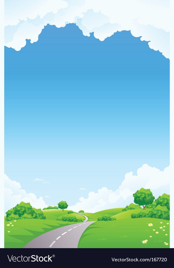Landscape Royalty Free Vector Image - VectorStock