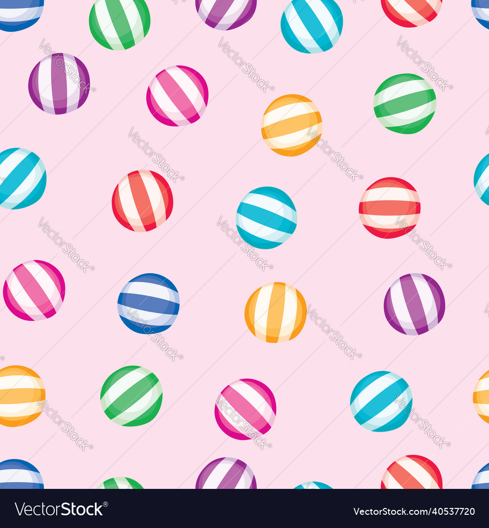 Seamless candy background pattern Royalty Free Vector Image