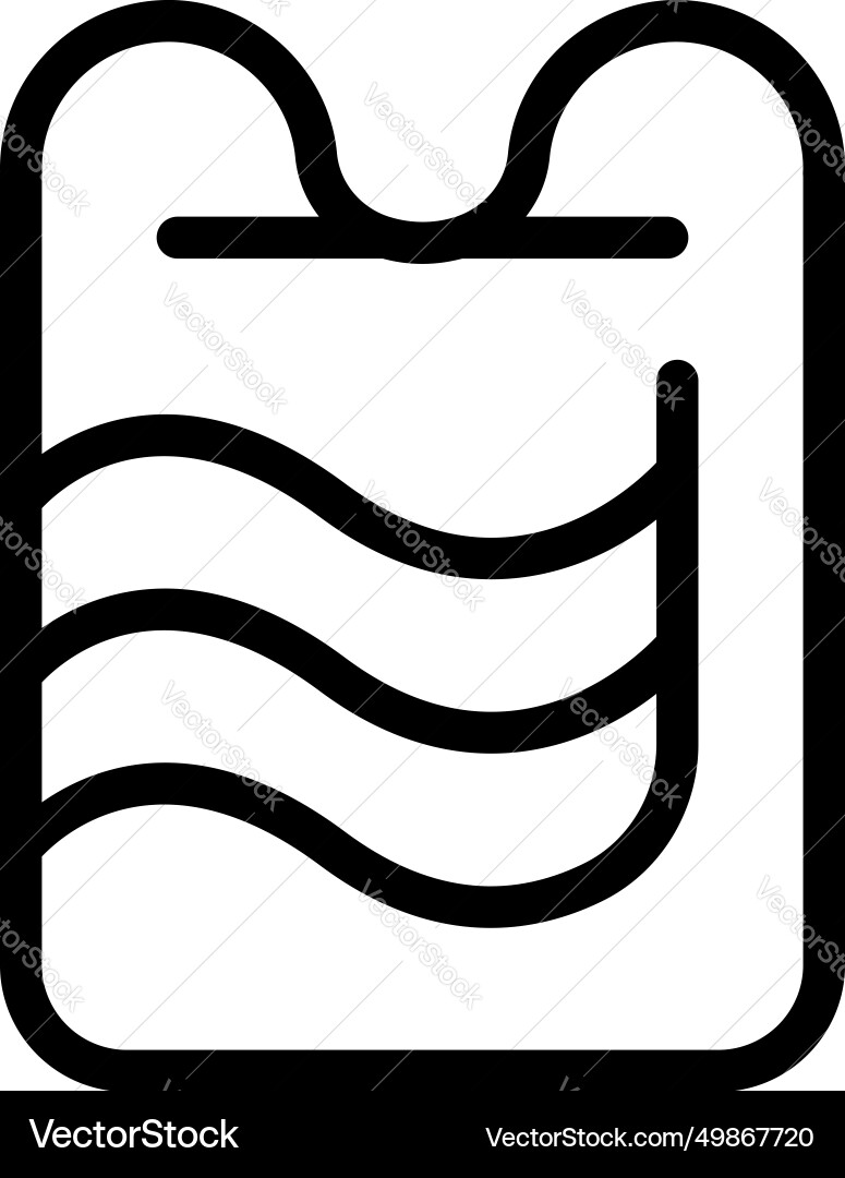 Stone facial roller icon outline jade tool Vector Image