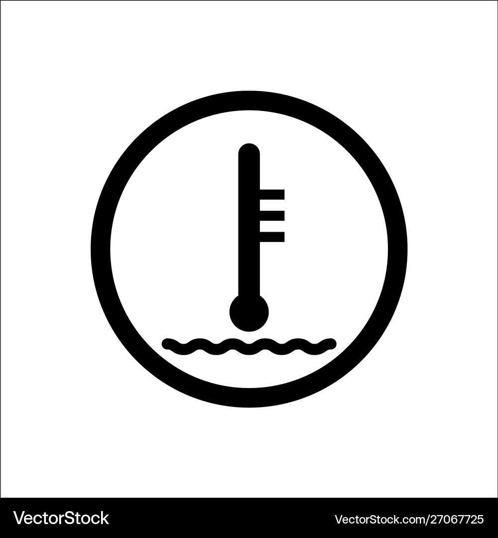 Car heat up symbol Royalty Free Vector Image - VectorStock