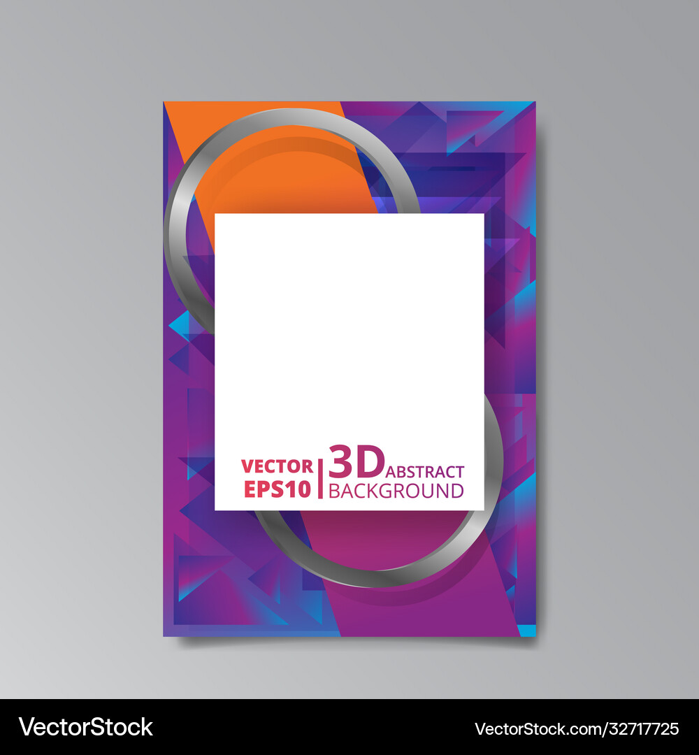 Chaos abstract geometric covers design cool Vector Image